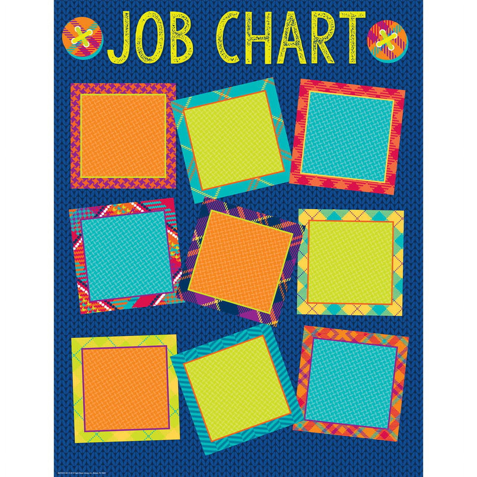 Eureka EU-837437 17 x 22 in. Plaid Attitude Job Chart - Walmart.com