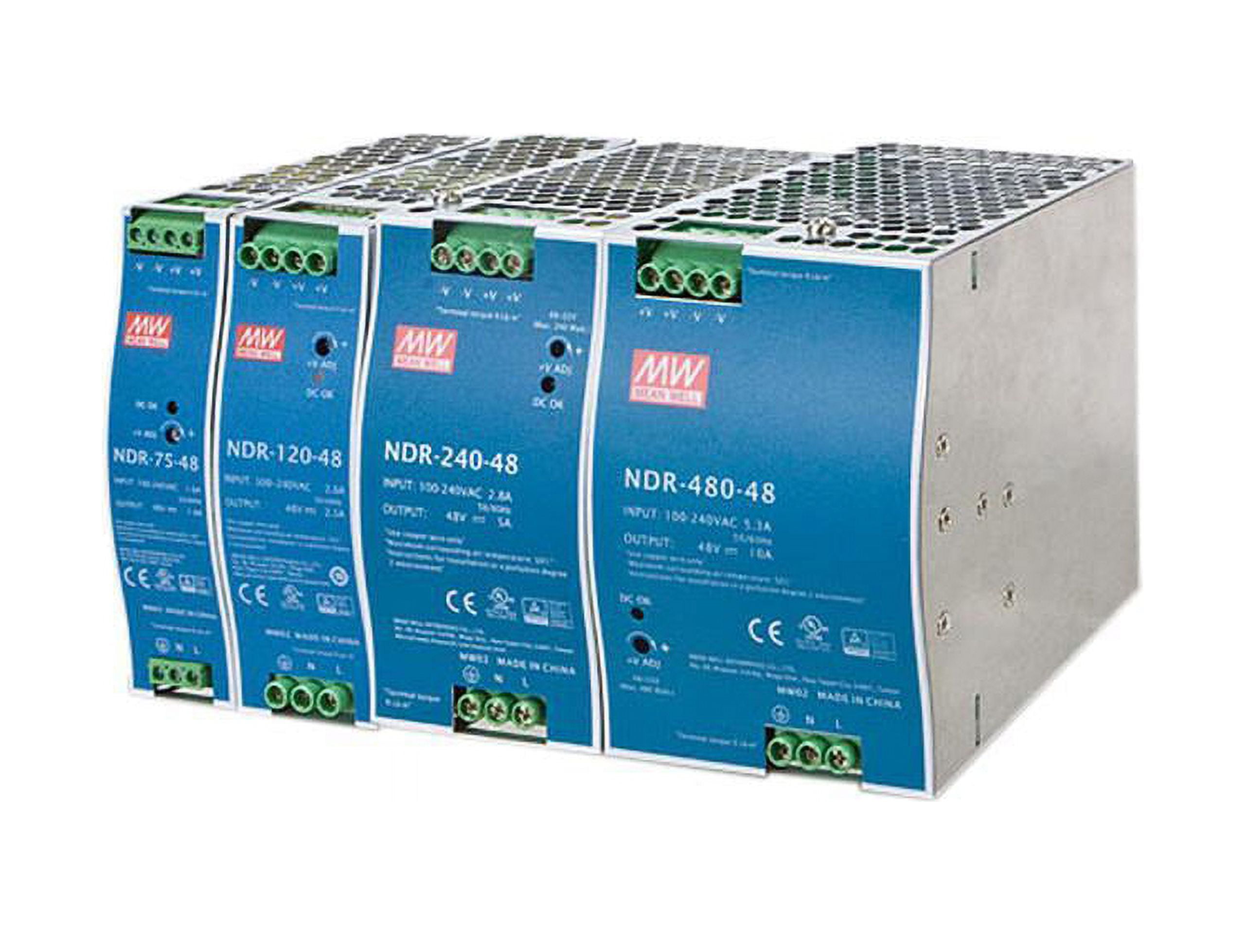 PLANET PWR-480-48 DC Single Output Industrial DIN Rail Power Supply ...