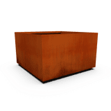 PLANTERCRAFT Corten Steel metal planter box, Square & Cube sizes ...