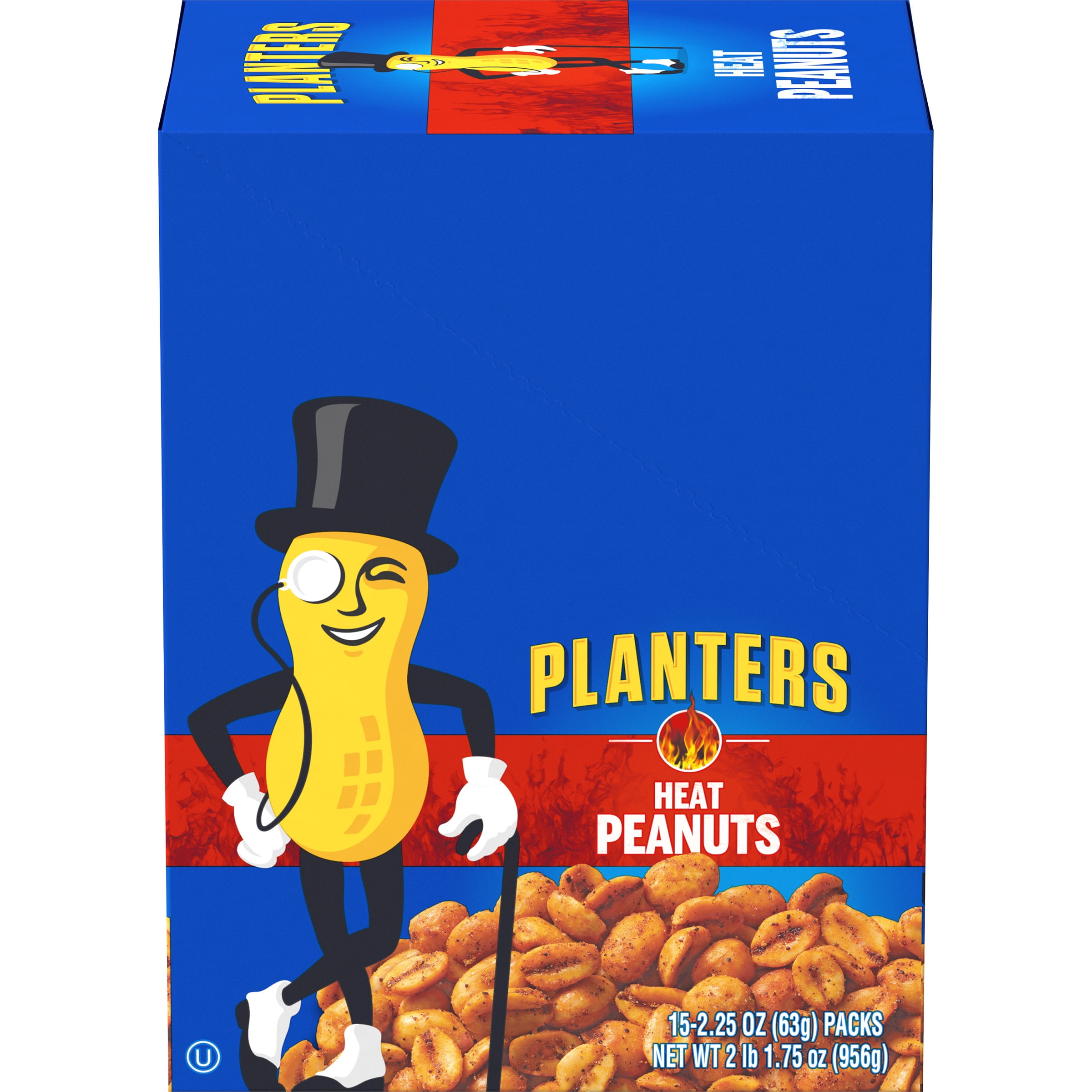 PLANTERS SNACK NUTS HEAT PEANUTS - Walmart.com
