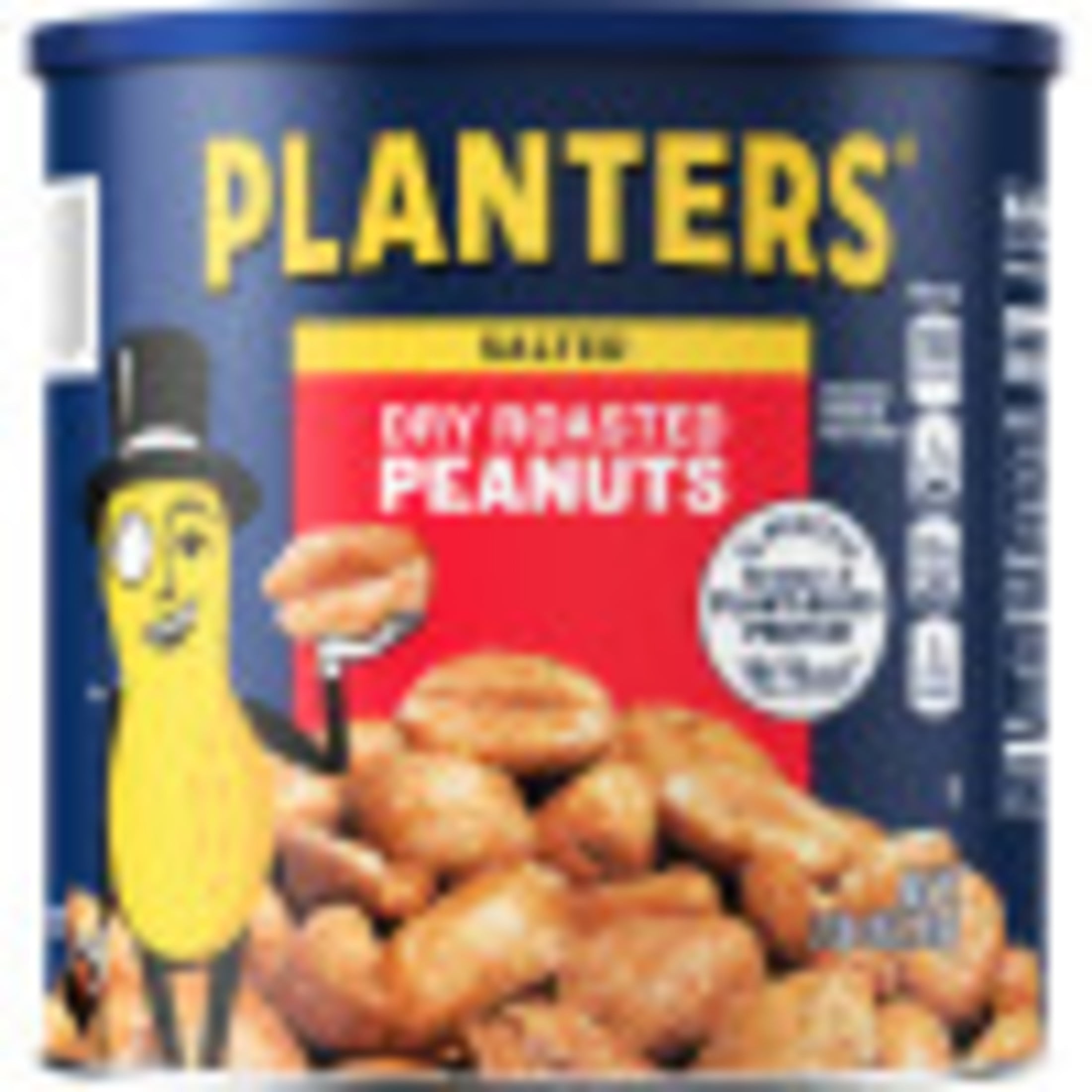 PLANTERS Salted Dry Roasted NUTS Peanuts, Perfect Party Snacks, 52 oz ...
