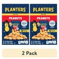 (2 pack) PLANTERS Salted Peanuts, Party Snacks, Plant Based Protein, 10 ...
