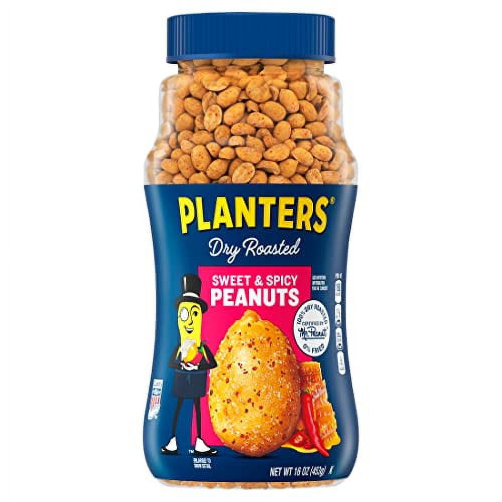 PLANTERS Sweet and Spicy Dry Roasted Peanuts, 16 oz. (6-Pack) - Walmart.com