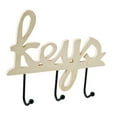 Hello Hobby Wood Key Holder Plaque, 9.88" x 8.5" x 1.75" - Walmart.com