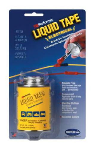 Plasi Dip Acid Resistant Salt-Resistant Liquid Electrical Tape, 4 oz ...