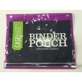 PLASTIC BINDER POUCH,CASEMATE BRAND,BINDER POUCH,CLEAR PVC,FIT 3-BINDER ...