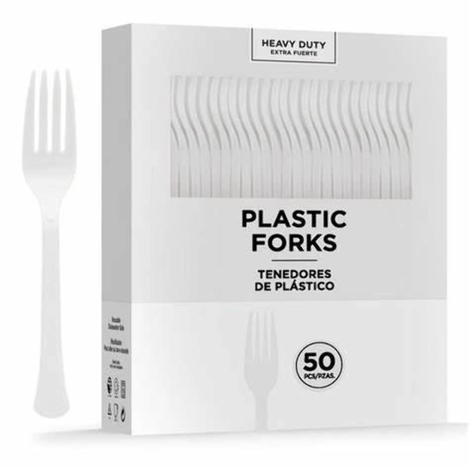 PLASTIC FORKS (50 COUNT) - Walmart.com