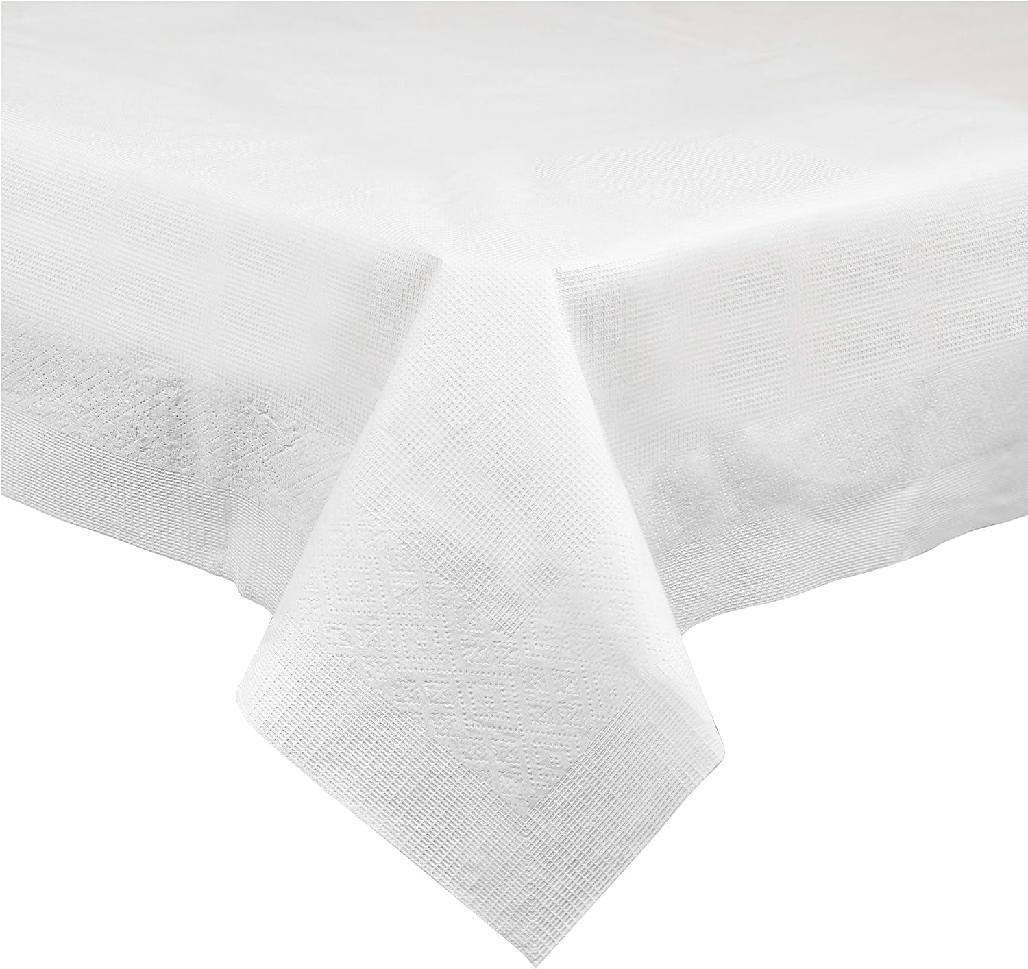 PLASTICPRO 3 Ply Paper & Plastic Tablecloth for Rectangle Tables ...