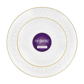 Exquisite Tinted Plastic Wedding Plates, Fancy Disposable Plastic ...