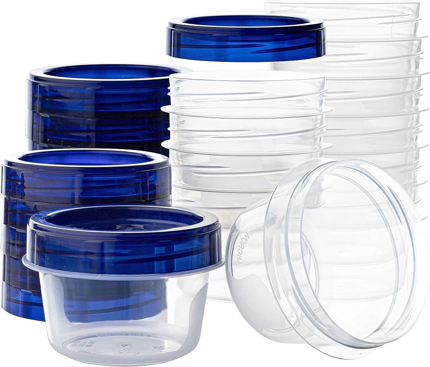 PLASTICPRO Clear Mini Deli Containers with Lid, Reusable 4 Oz Small ...
