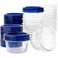 PLASTICPRO Clear Mini Deli Containers with Lid, Reusable 4 Oz Small ...