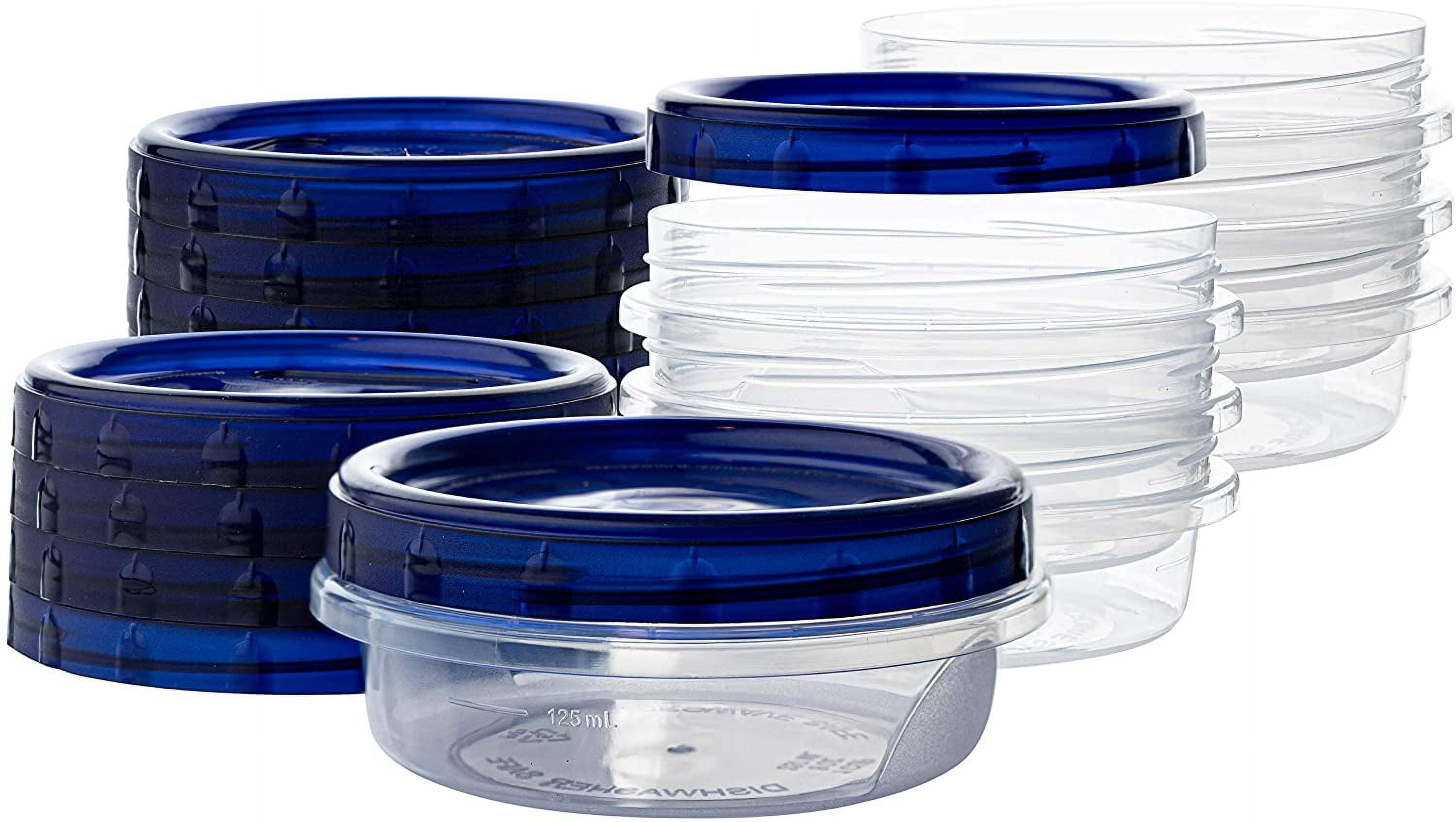PLASTICPRO 8 Oz Clear Deli Containers with Lid, Reusable, Leak ...