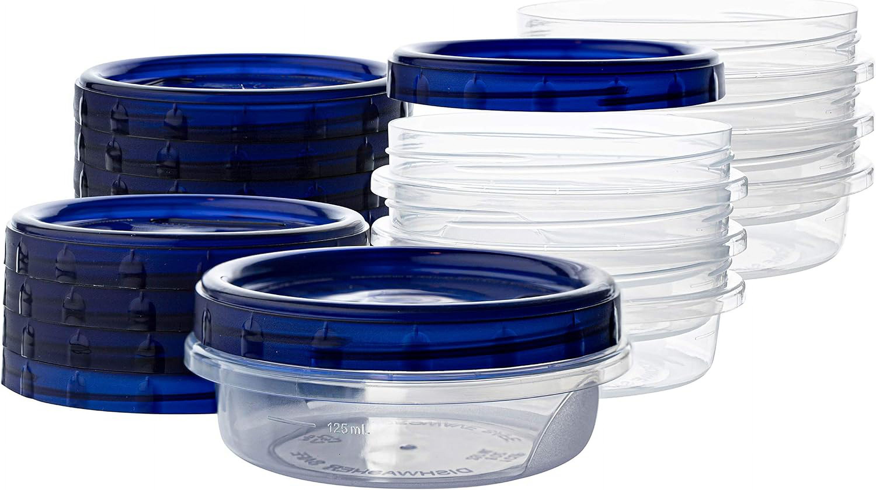 PLASTICPRO Clear Deli Containers with Lid Reusable Small Plastic ...