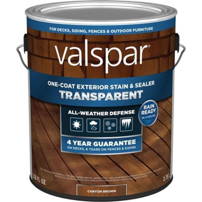 PLASTIK Valspar Multicolor One Coat Exterior Stain and Sealer ...