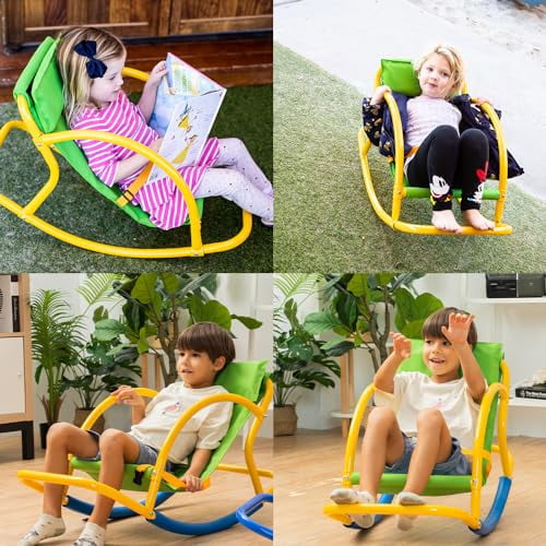 PLATPORTS Kids Living Room Chairs - Kids Sensory Autism Spinning Chair ...
