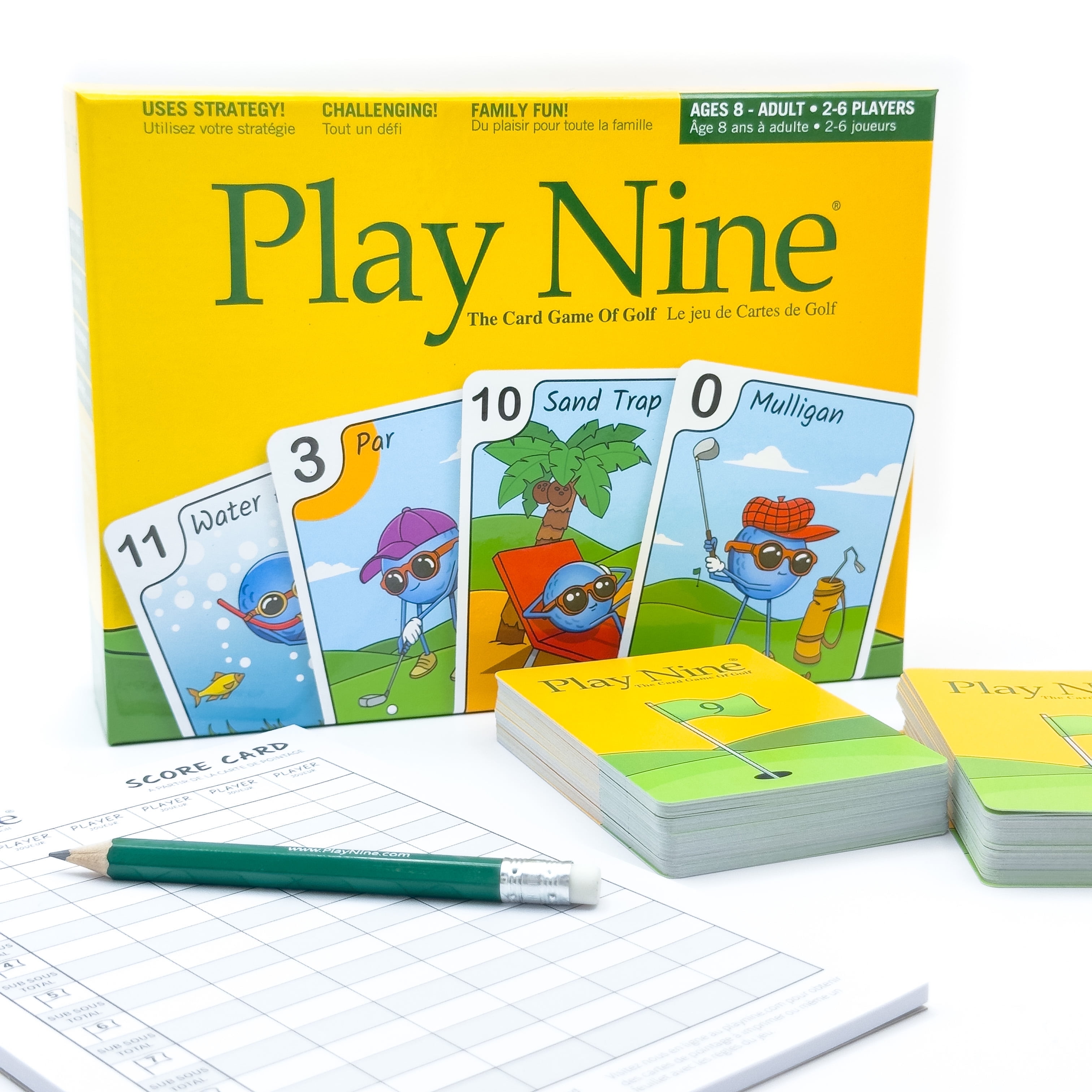 Play Nine - New Boxed Golf Card Game for Kids and Adults - Walmart.com
