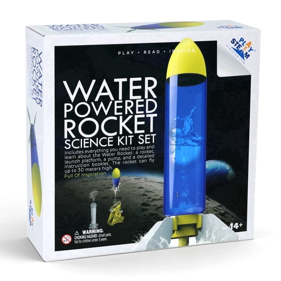 PlaySteam, Water Powered Rocket Launcher, STEM Kid Toy - Walmart.com