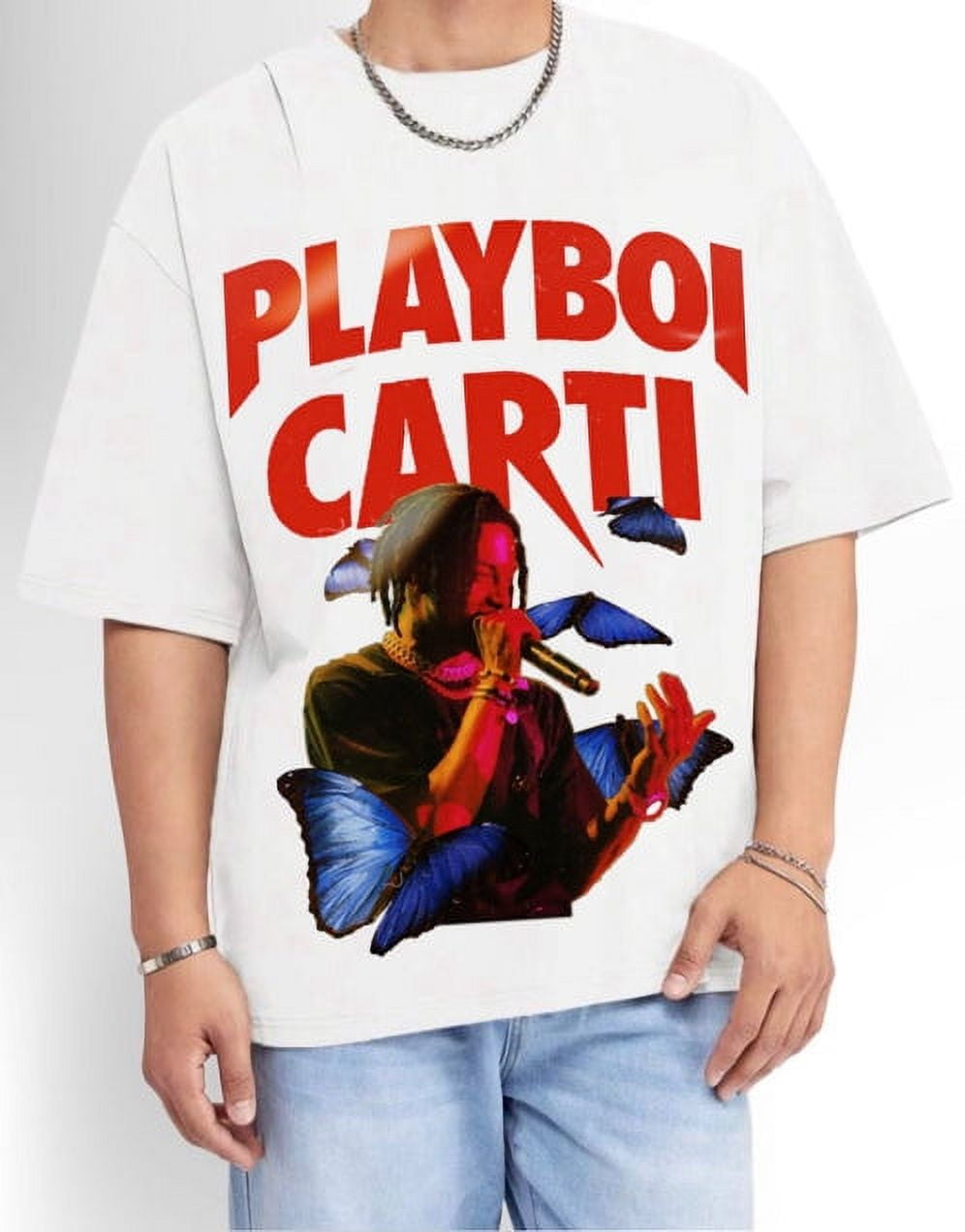 PLAYBOI CARTI BUTTERFLY TEE - Walmart.com