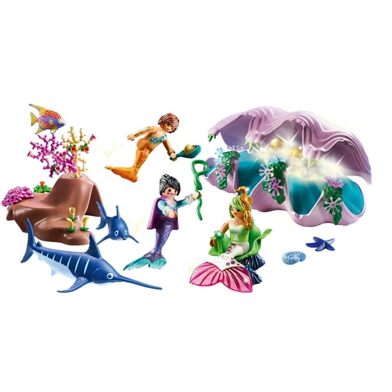 PLAYMOBIL Mermaid Pearl Shell Nightlight - Walmart.com