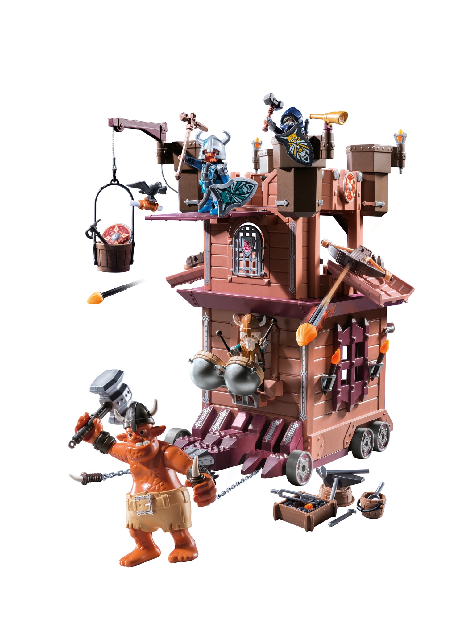 PLAYMOBIL Mobile Dwarf Fortress Action Figure Sets - Walmart.com