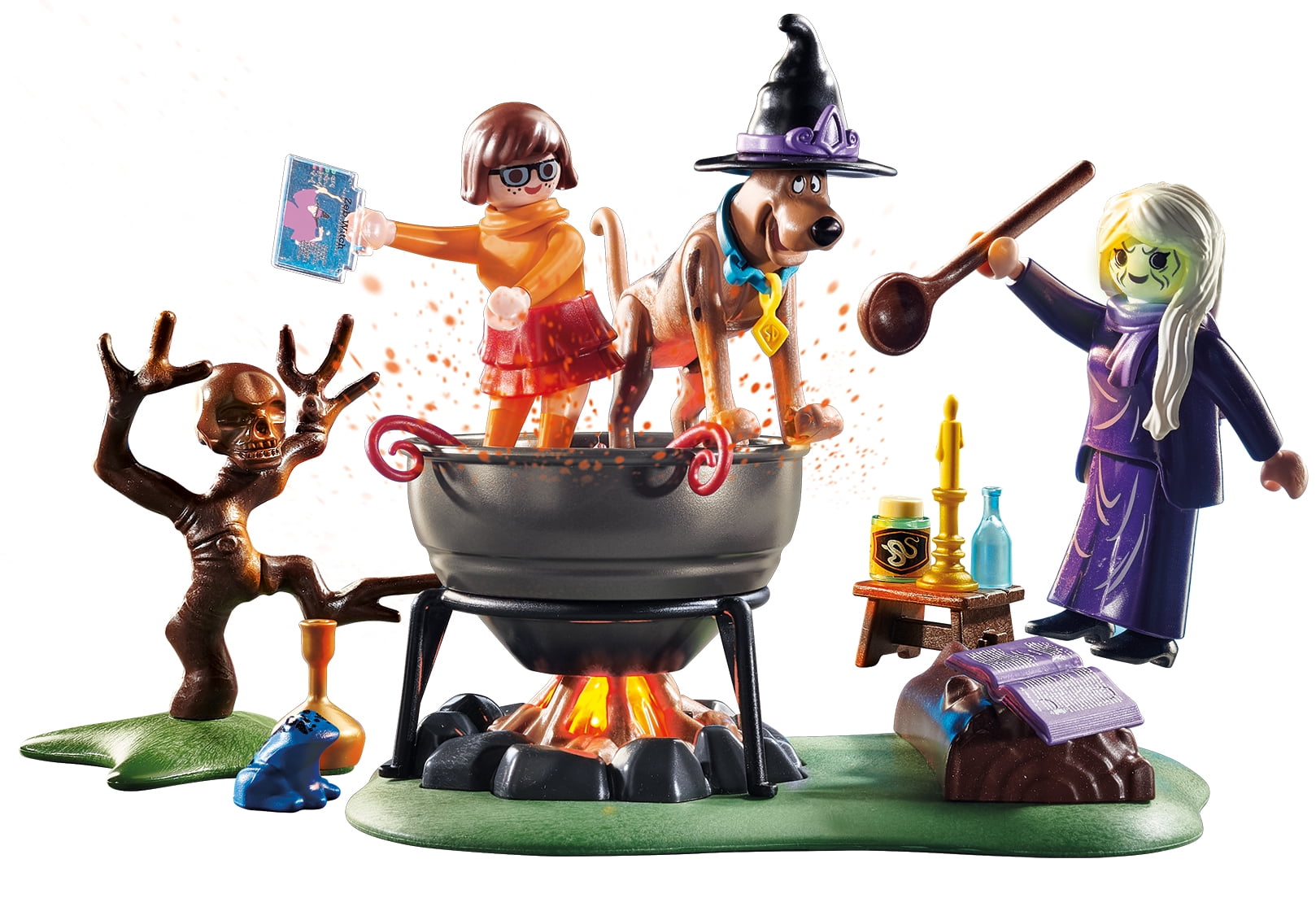 PLAYMOBIL SCOOBY-DOO! Adventure in the Witch`s Cauldron Playset ...