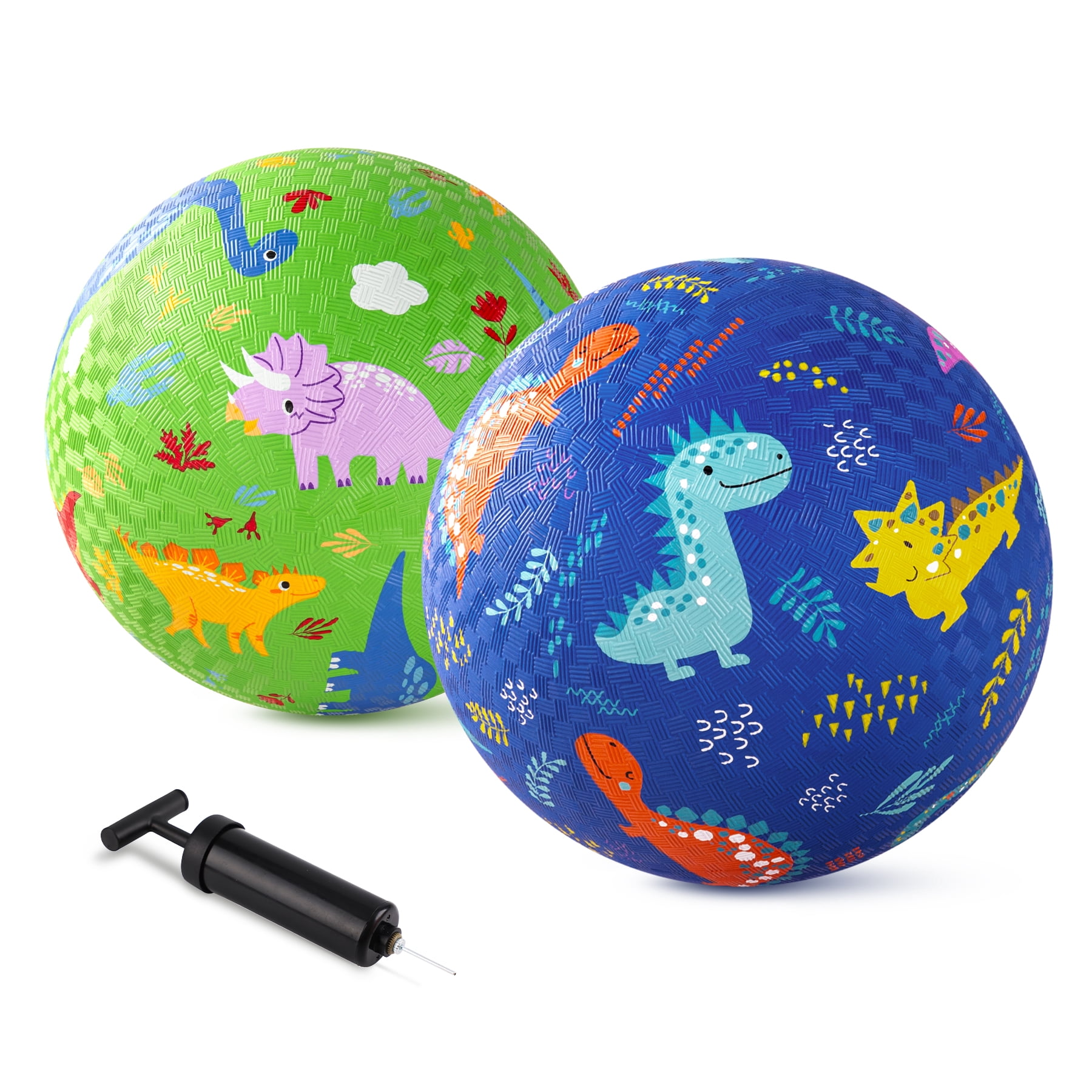 PlayZap, Playground Balls for Kids, 8.5 inch Rubber Balls, 2 Pack ...