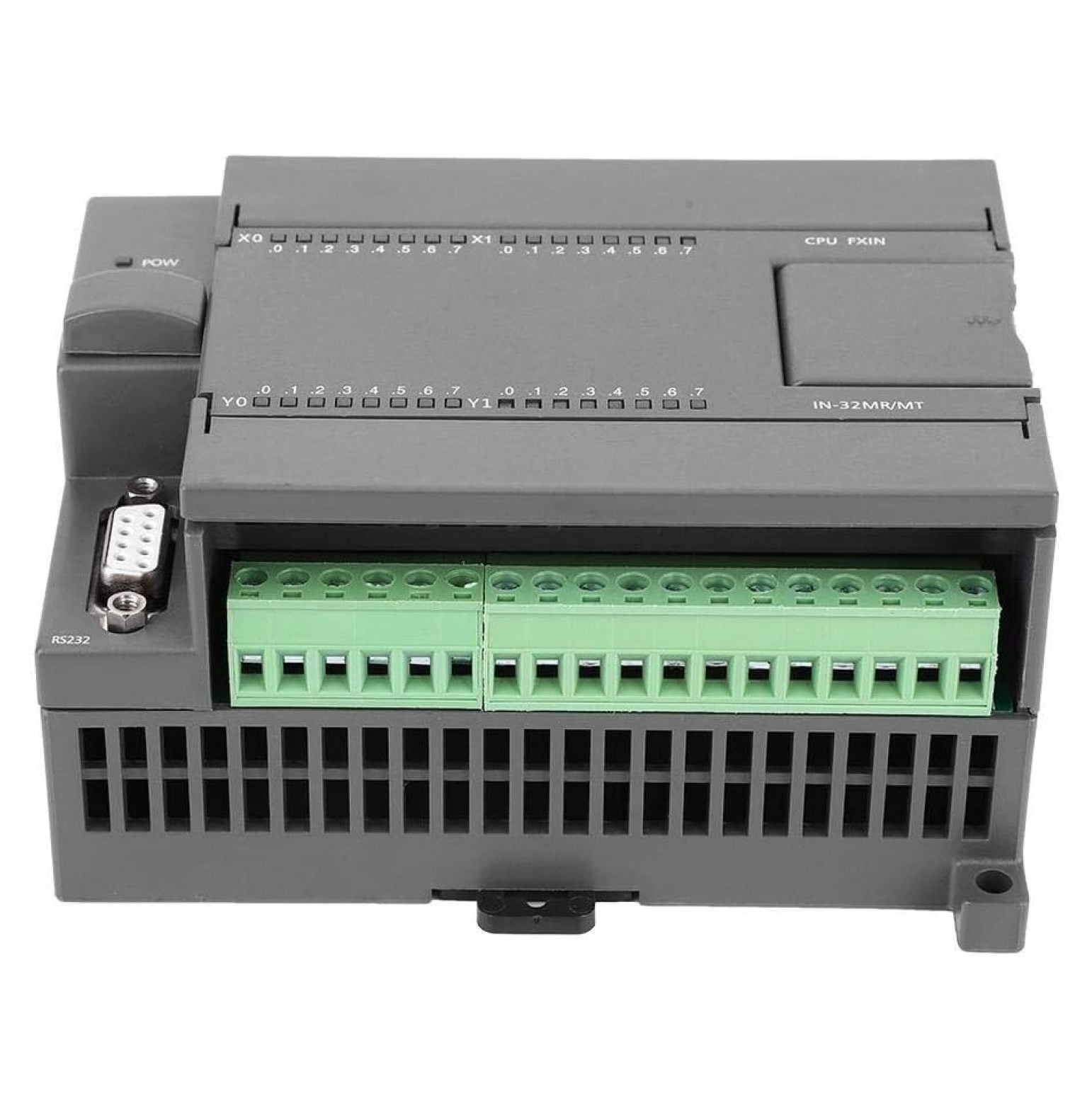 PLC Controller, 4 Channel 100K Pulse, 32bit MCU, 16 Point Input, 16 Transistor Output, DC24V ...