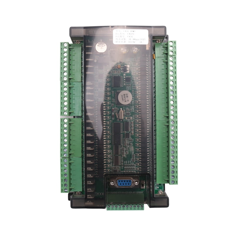 PLC Industrial Control Board Module FX3U-48MT Programmable Logic Controller 24 Input Output 24V ...