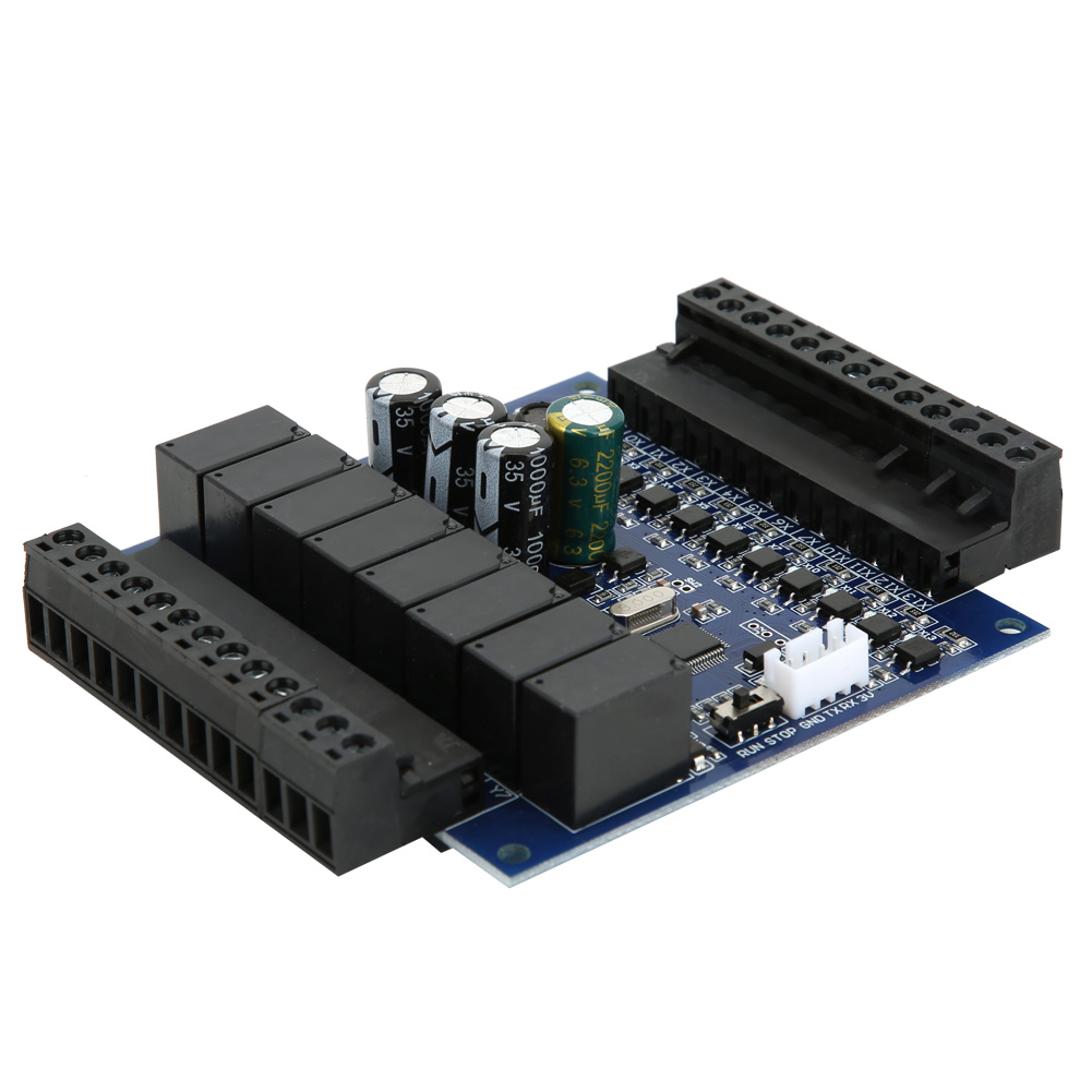PLC Industrial Control Board Programmable Simple Controller PLC Industrial Control Board 24V for ...