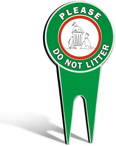PLEASE DO NOT LITTER Sign Art Minimalist Style,for Patio Lawn & Garden ...