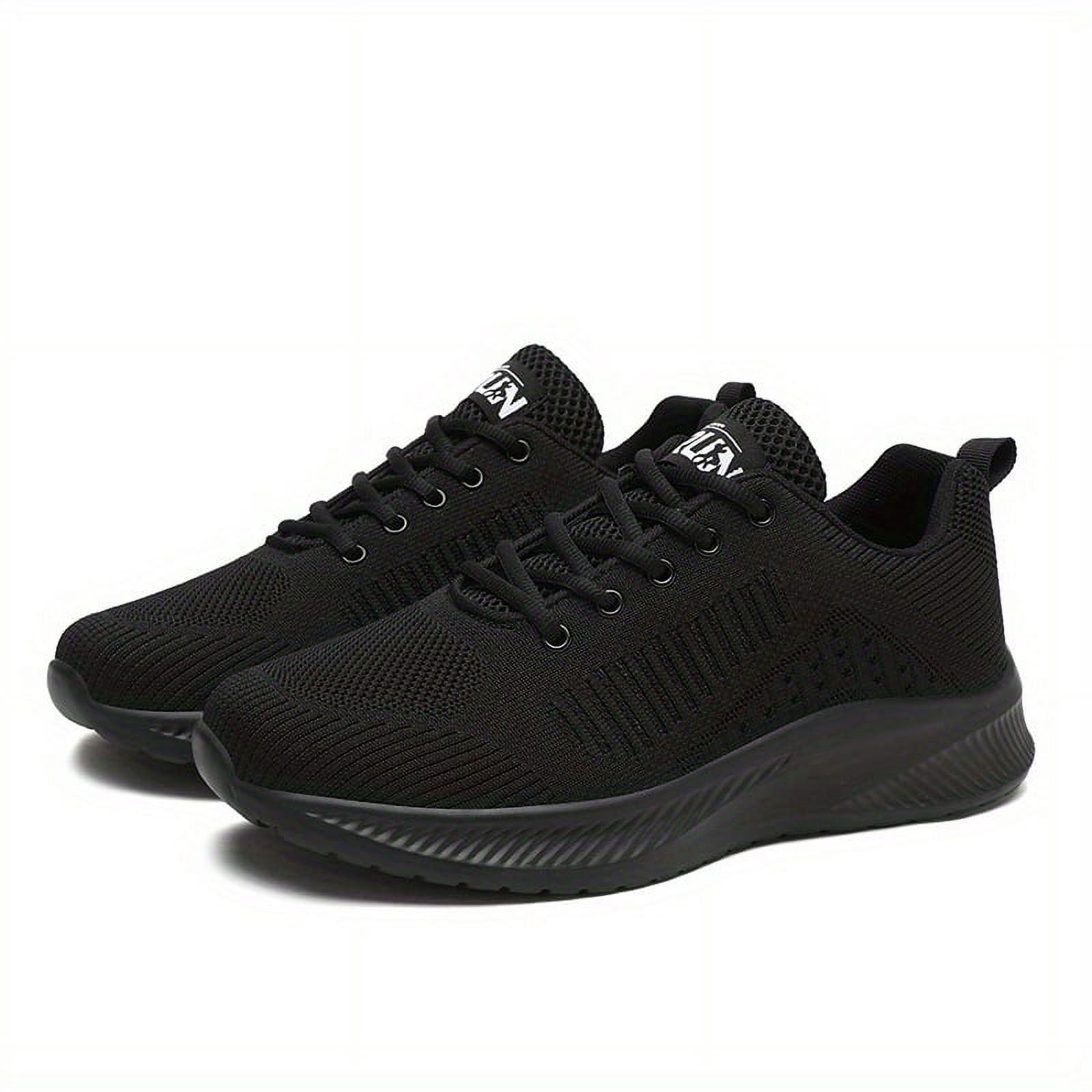 PLERISE Men’s Four-Season Lace-Up Sneakers – Lightweight Breathable ...