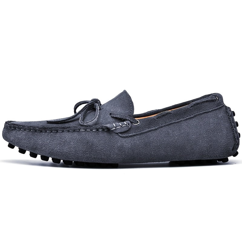 PLERISE Men’s Large-Size Handmade Loafers – Slip-On Casual Shoes for ...
