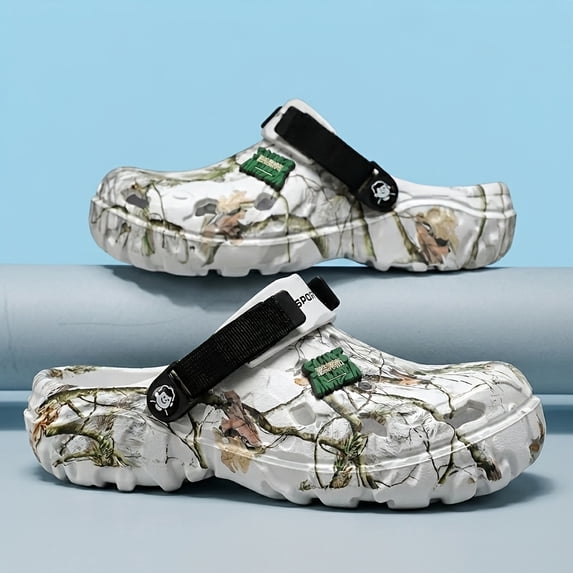 PLERISE Men’s Outdoor EVA Clogs – Lightweight Non-Slip Sandals with ...