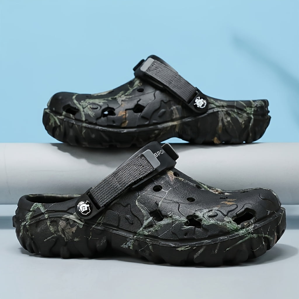 PLERISE Men’s Outdoor EVA Clogs – Lightweight Non-Slip Sandals with ...