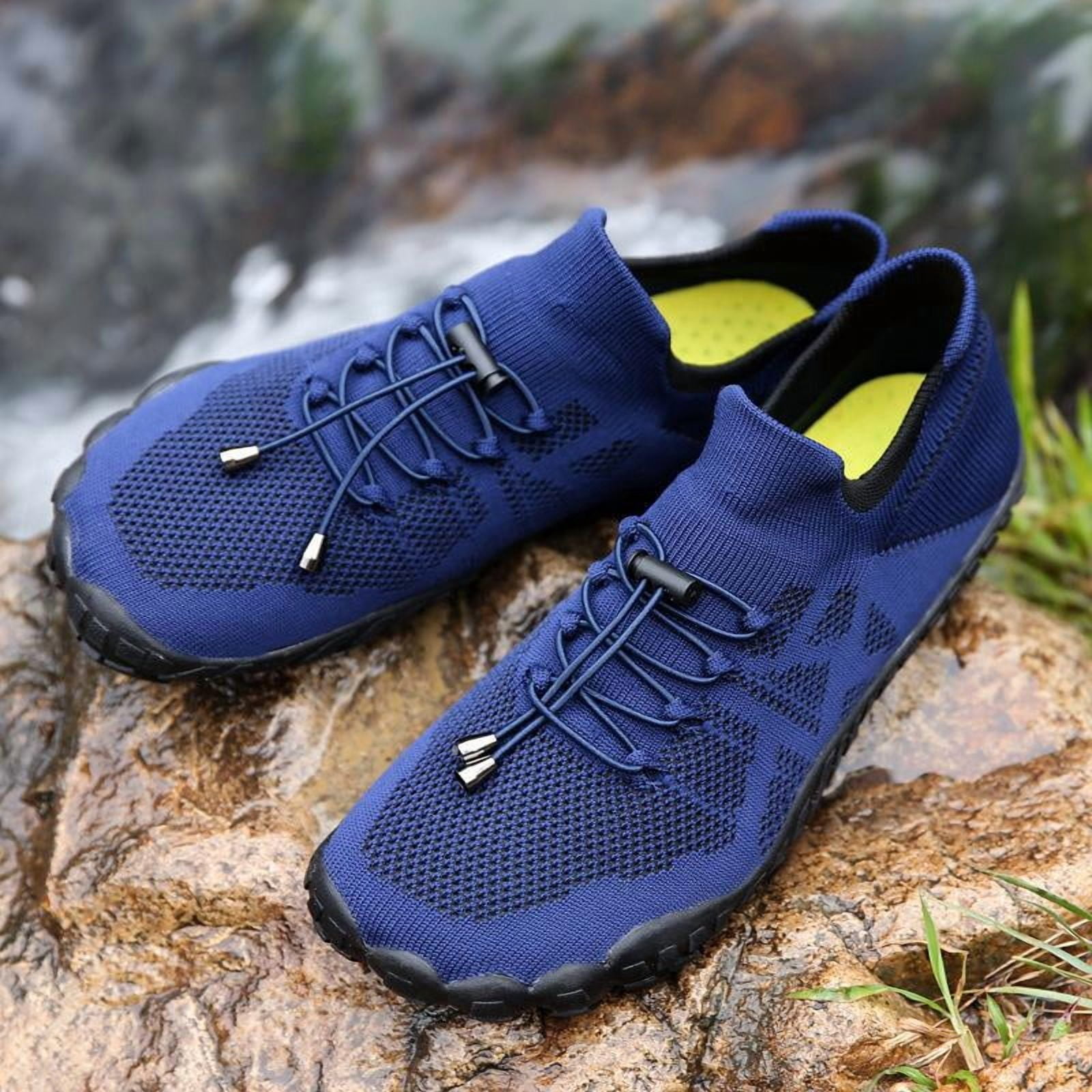 PLERISE Men's Wading Shoes – Barefoot-Style, Skin-Friendly, Non-Slip ...