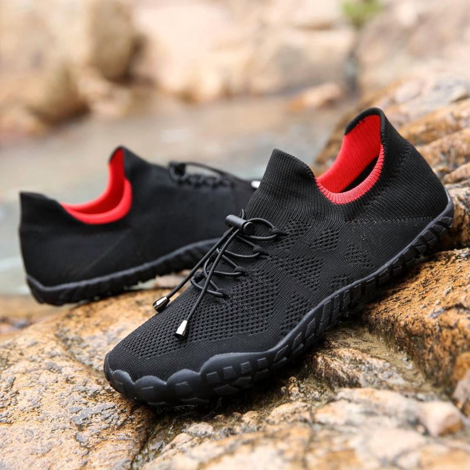 PLERISE Men's Wading Shoes – Barefoot-Style, Skin-Friendly, Non-Slip ...