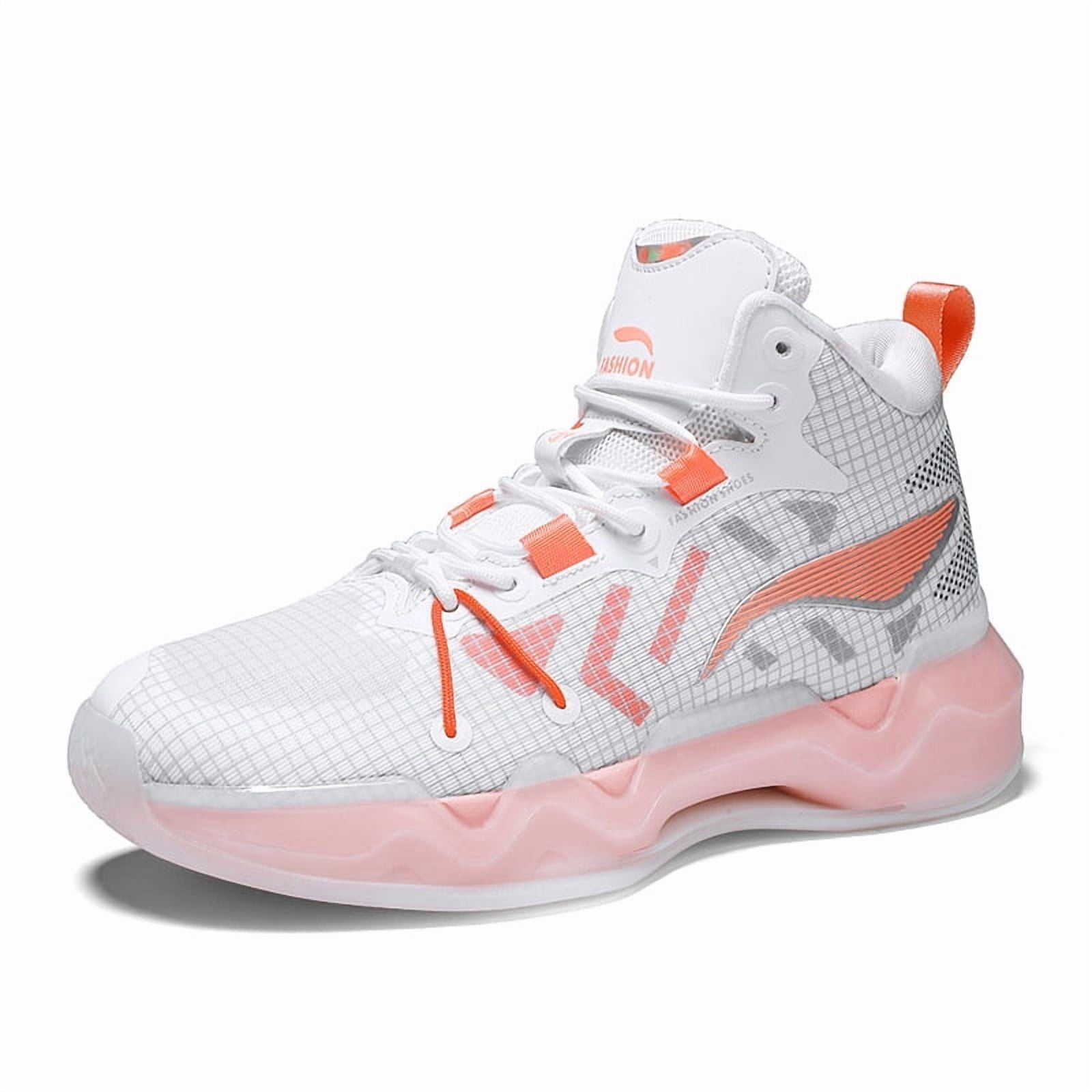 PLERISE Men's and Women's High-Top Basketball Shoes, Breathable ...