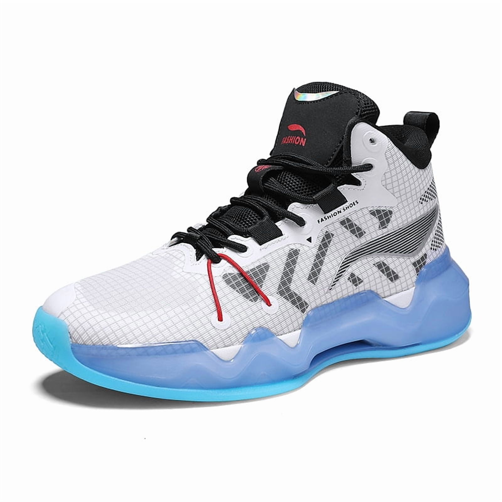 PLERISE Men's and Women's High-Top Basketball Shoes, Breathable ...