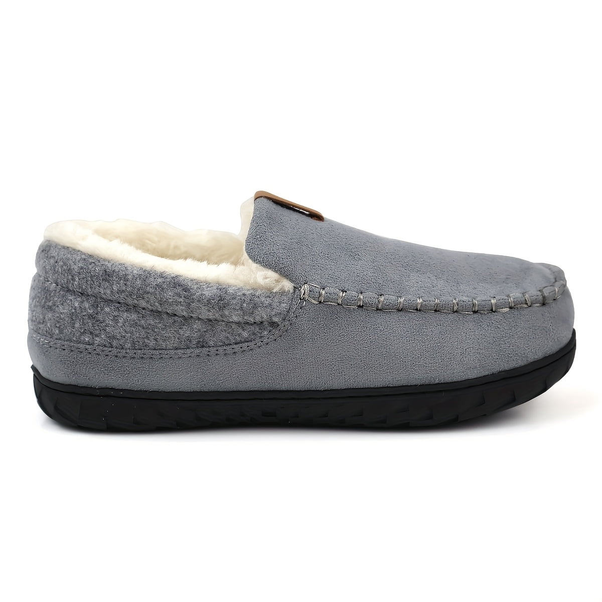 PLERISE Unisex Slip-On Winter Shoes, Plush Lined Warm Sneakers with ...