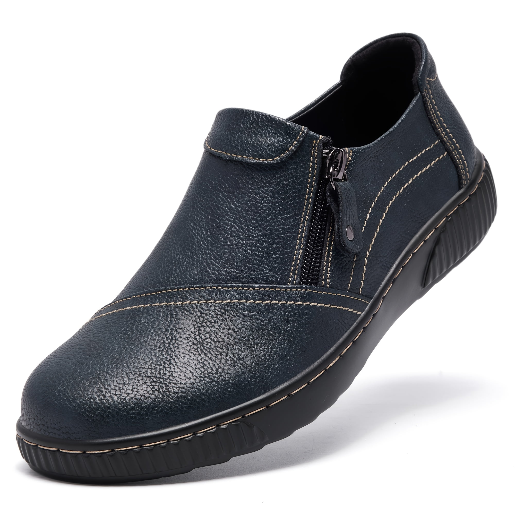 PLERISE Women's Loafers – Comfortable Slip-On Flat Moccasins for ...