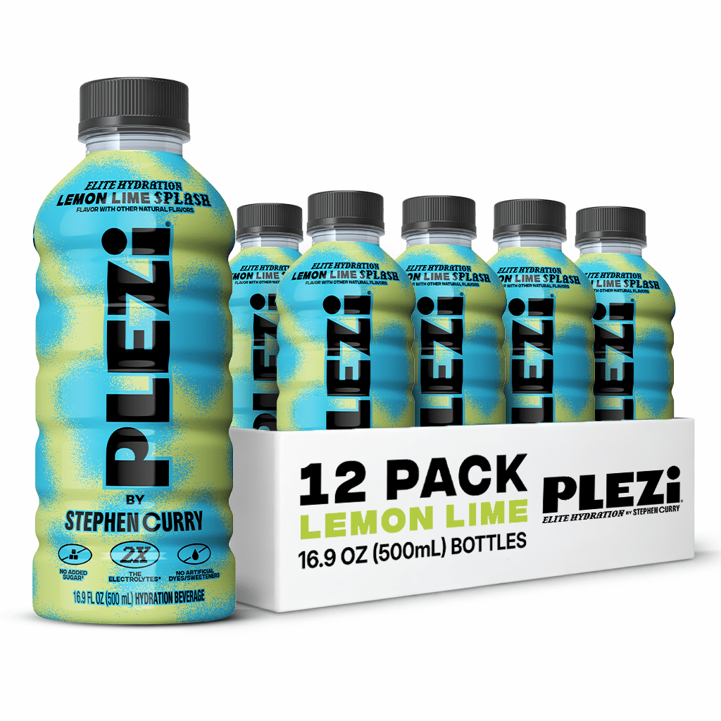 PLEZi Hydration Drink LEMON LIME SPLASH - Electrolyte Drinks Made with ...