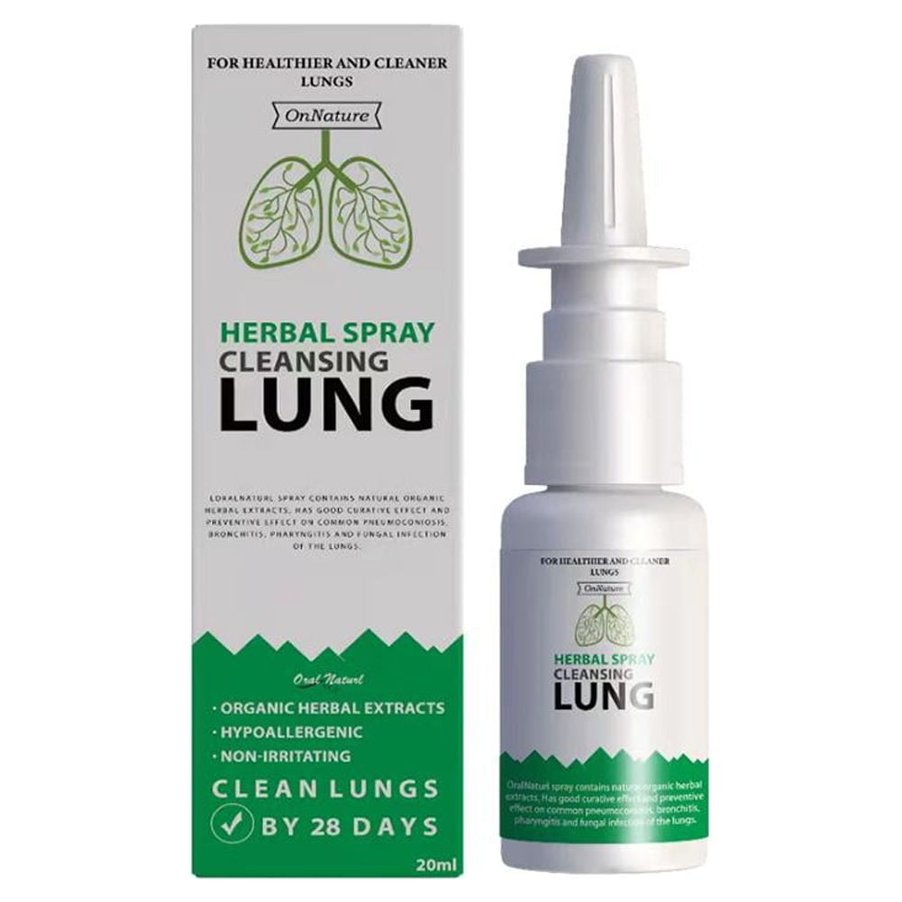 20ml Lung Detox Herbal Cleanser Spray for Smokers Clear Nasal ...