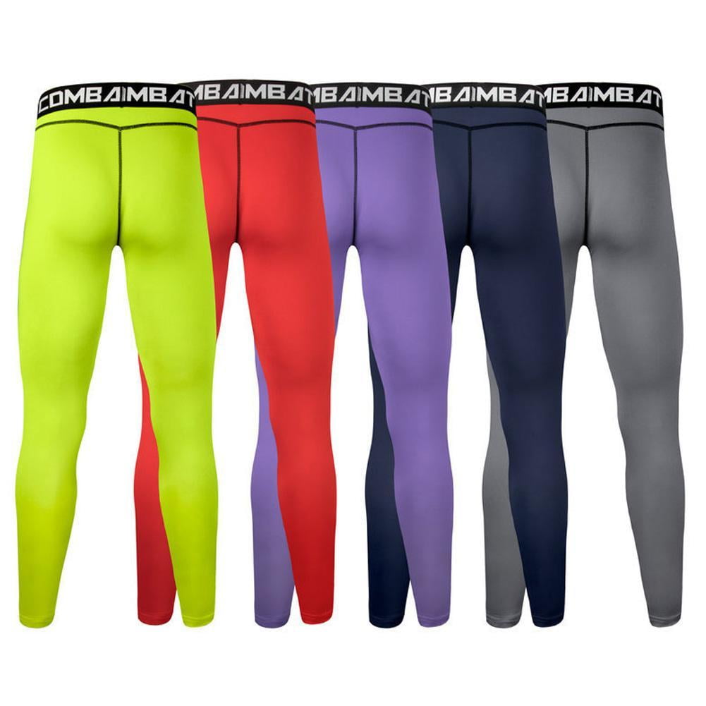 Men's Athletic Compression Legging Clothing, Quick Dry Sports Running ...