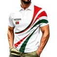 PLHWHYQ Mens Portugal Soccer Polo Shirt 2026 Mens Soccer Cup Shirt ...