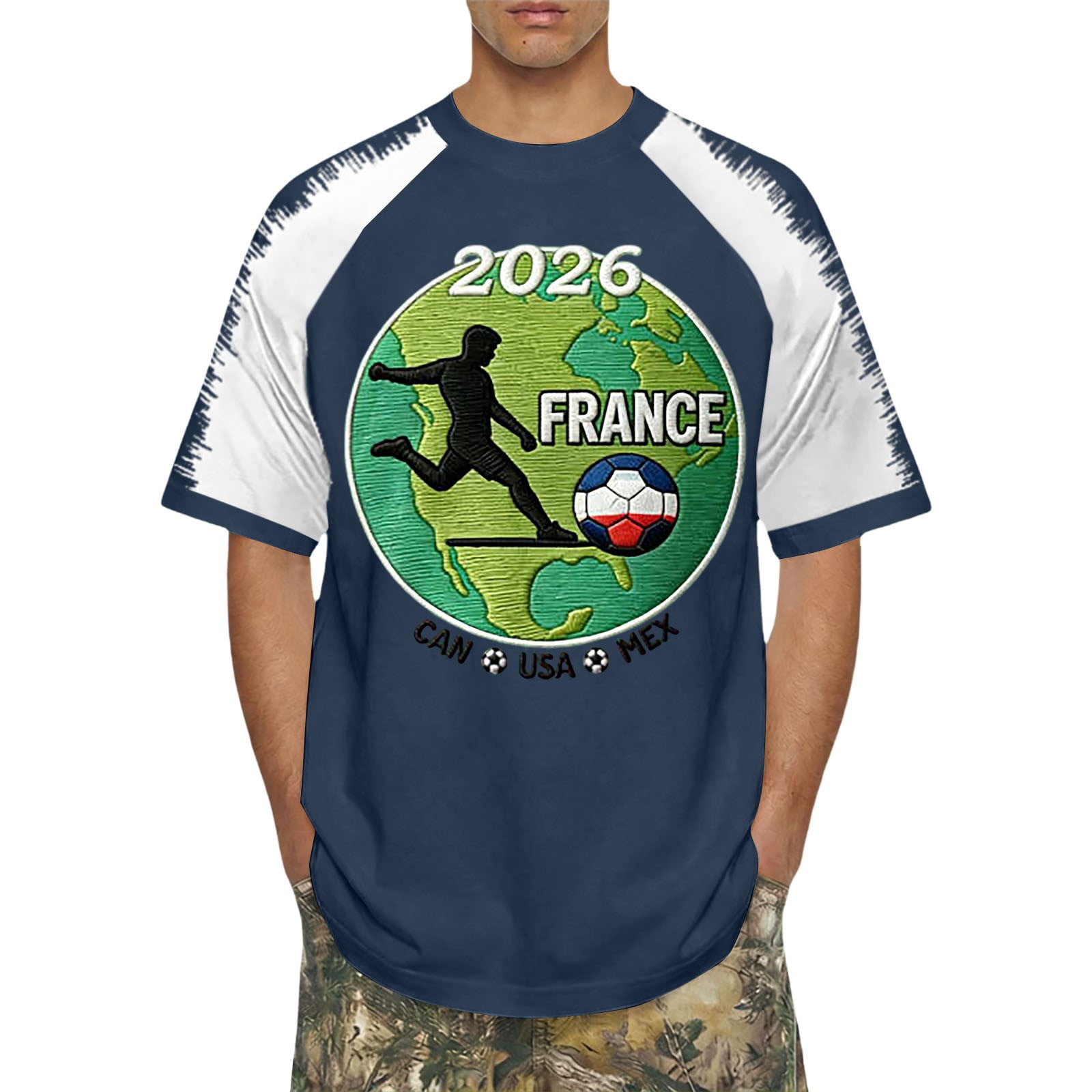 PLHWHYQ Soccer Cup 2026 Shirt Men Football Soccer Funny Soccer Graphic ...