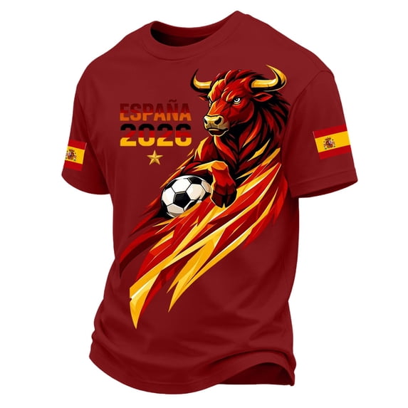 PLHWHYQ Spain Soccer Jerseys for Men Football Teams T-Shirts Sports ...