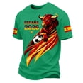 PLHWHYQ Spain Soccer for Men Football Teams T-Shirts Sports Fans Summer ...