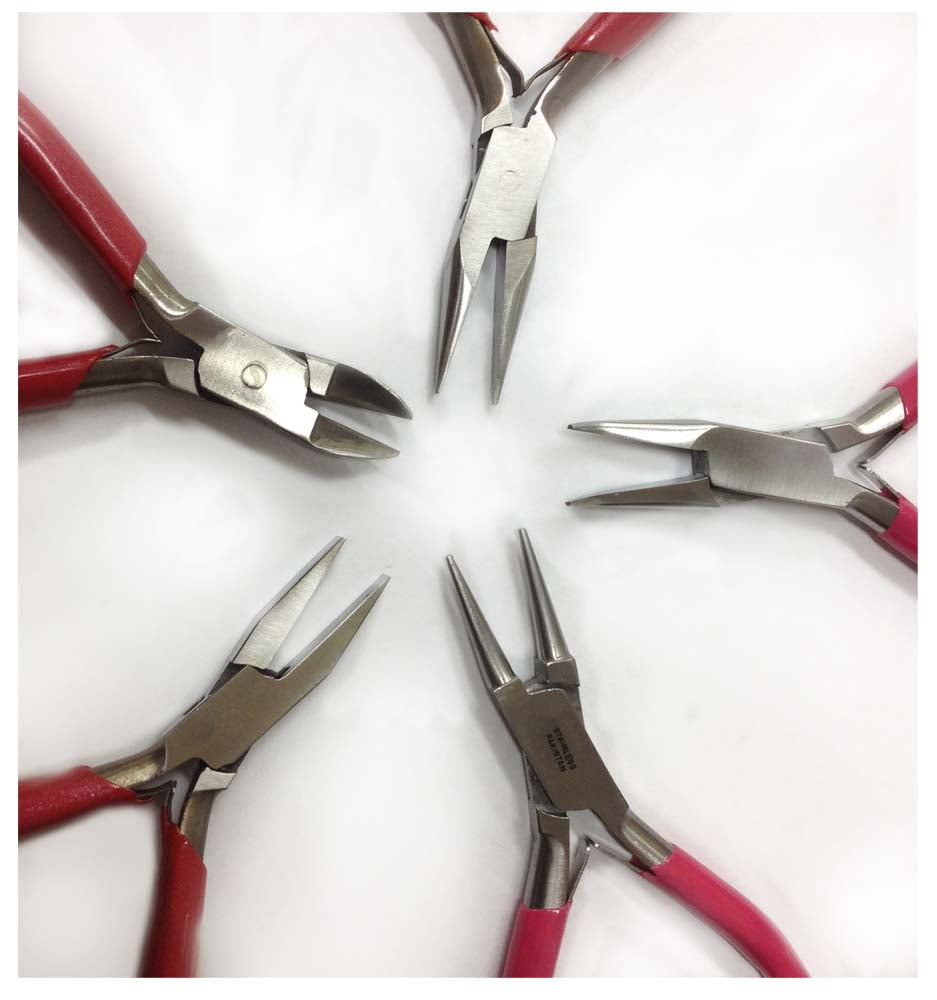 PLIER KING 6.5" Heavy Duty Premium Plier Set | Vinyl-Covered Handles ...