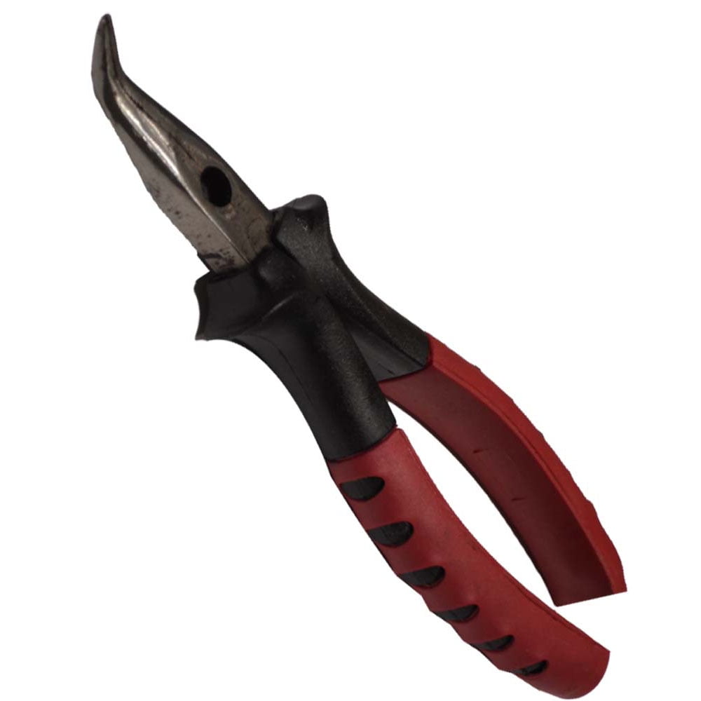 PLIER KING 8" (20.3 cm) Drop Forged Bent Nose Pliers | Dual-Colored ...