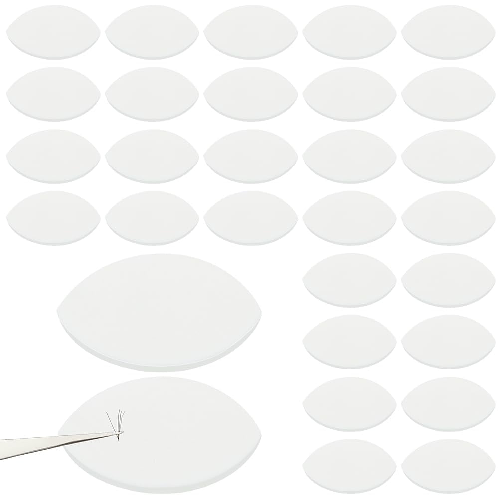 PLIGREAT 60 Pcs Eye STF9 Shaped Sponge, Lash Practice Sponge for ...